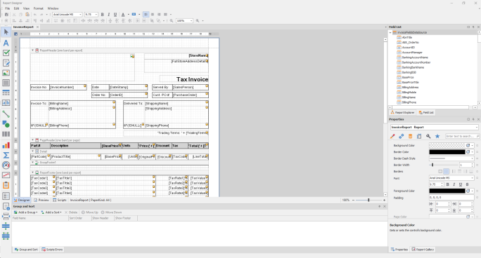 Customising A4 forms